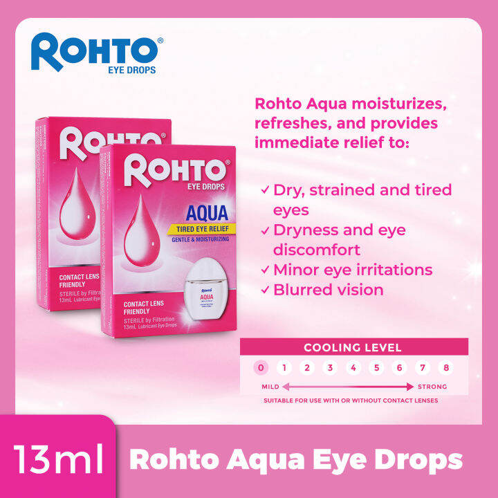 Rohto Aqua Eye Drops [Bundle of 2] | Lazada PH