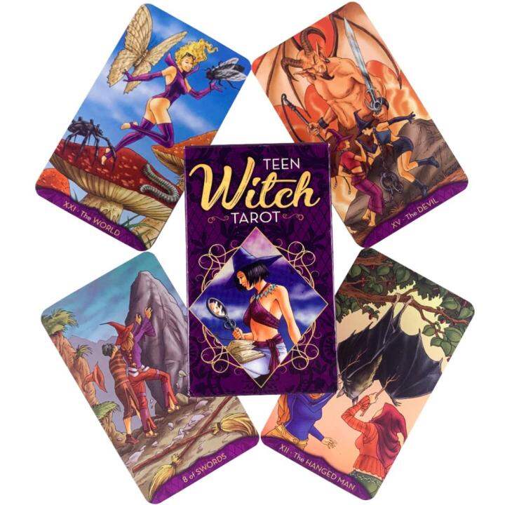 Teen Witch Tarot Cards Deck Oracle Fun Party Card Games Divination With