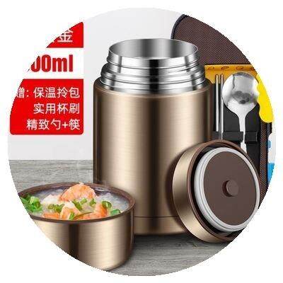 Office lunch box hot water summer picnic large caliber fitness braised ...