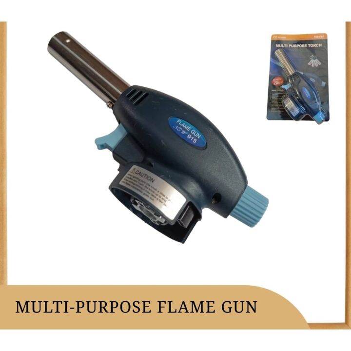 F GAS BLOW FLAME GUN BUTANE AUTO IGNITION JET BURNER WELDING TORCH ...