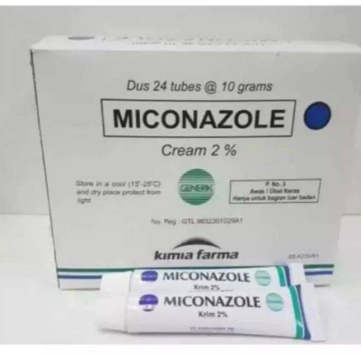 Salep miconazole nitrate obat gatal gatal jamur kulit ampuh - krim 2% ...