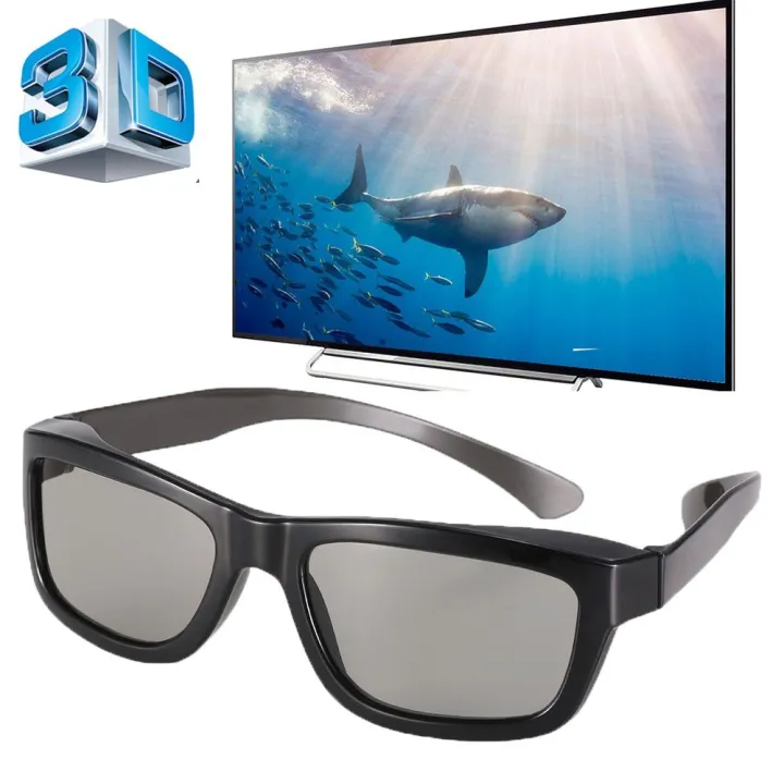 YTPDIB Black Frame Polarized Film Cinema Home Theater 3D Game Projector ...