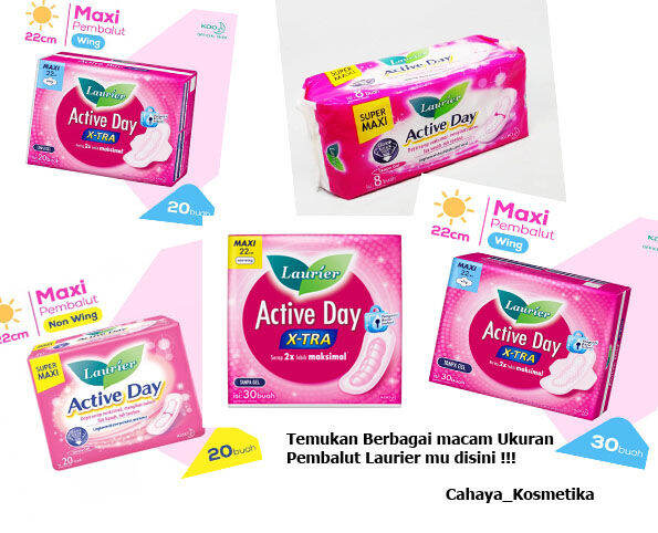 Lauruer Active Day Extra Maxi - Laurier Active Day Super Maxi ...