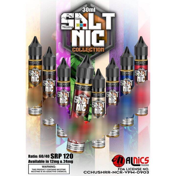 Salt Nic Collections 30ml 12mg-24mg E Liquid Pods | Lazada PH