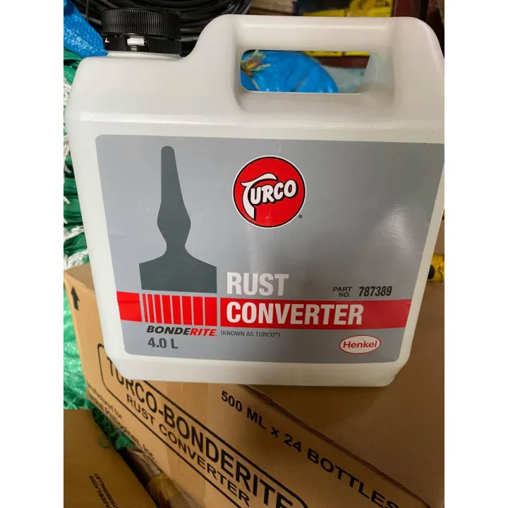 turco rust converter treatment compound iron alloy chemical solution ...
