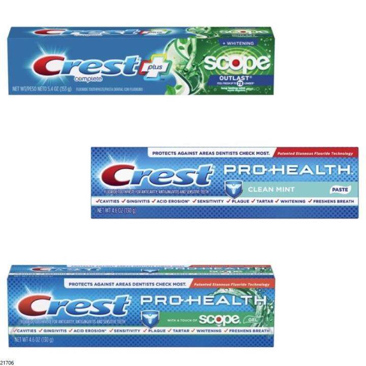 toothpaste holder Crest Pro-Health Outlast 153g Smooth Formula ...