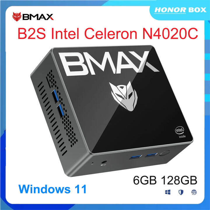 BMAX B2S Intel Celeron N4020C Windows 11 MIN PC 6GB 128GB/256GB LAN 1000M WIFI BT4.2 VGA M.2 SSD ...