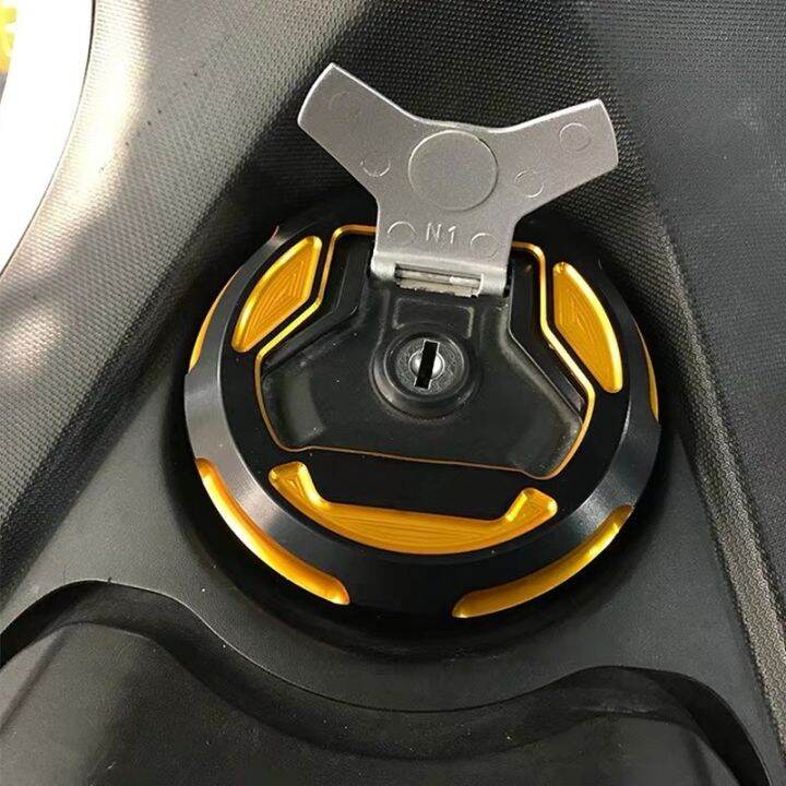 1 Pc CNC Alloy Gas Tank For Yamaha Nmax 155 V1 Cap Oil Tank Cover Fuel ...