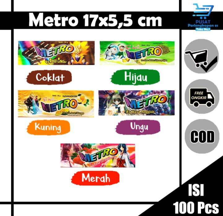 KEMASAN ES METRO KEMASAN ES KRIM ISI 100 LEMBAR PLASTIK ES KRIM 17 X 5. ... KEMASAN ES METRO KEMASAN ES KRIM ISI 100 LEMBAR PLASTIK ES KRIM 17 X 5. ...