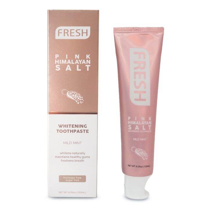 FRESH Pink Himalayan Salt Whitening Toothpaste 120ml | Lazada PH