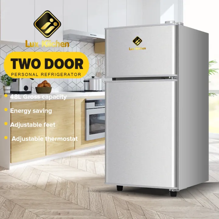 Lux Kiichen Personal two door Refrigerator Fridge 48L | Lazada PH