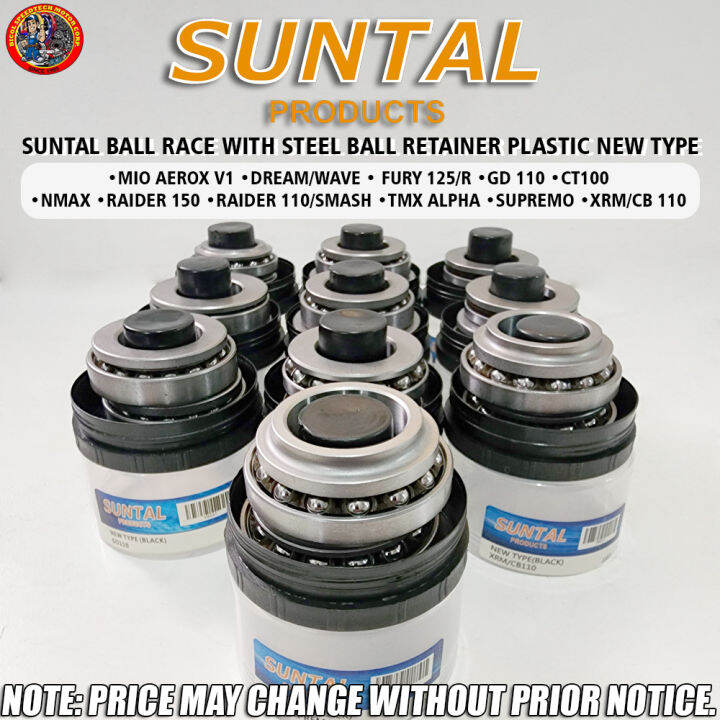 SUNTAL BALL RACE WITH STEEL BALL RETAINER PLASTIC TYPE CLICK BEAT MIO ...