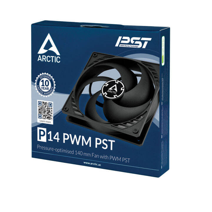 ARCTIC P14 PWM PST 14cm Chassis Fan Computer CPU Cooling 4-Pin PWM ...