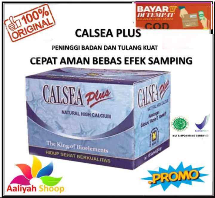 Natural Calsea Plus Obat Peninggi Badan Dan Nutrisi Tulang Untuk Lansia ...