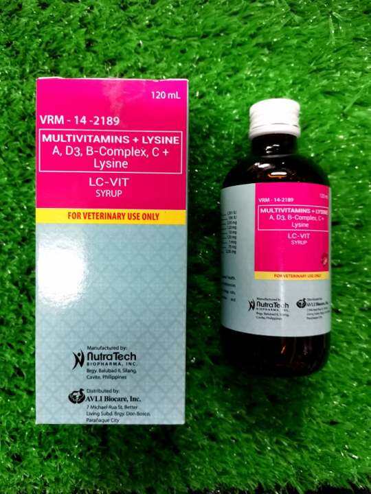 LC-VIT Syrup (Multivitamins) for Pets 120ml | Lazada PH