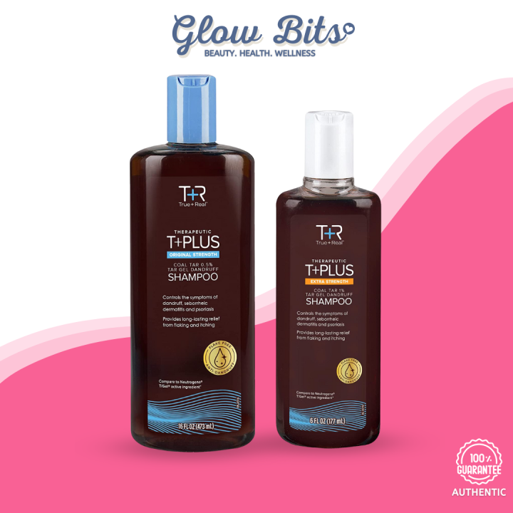 True+Real Therapeutic T+Plus Tar Gel T/Gel Dandruff Shampoo, Original ...