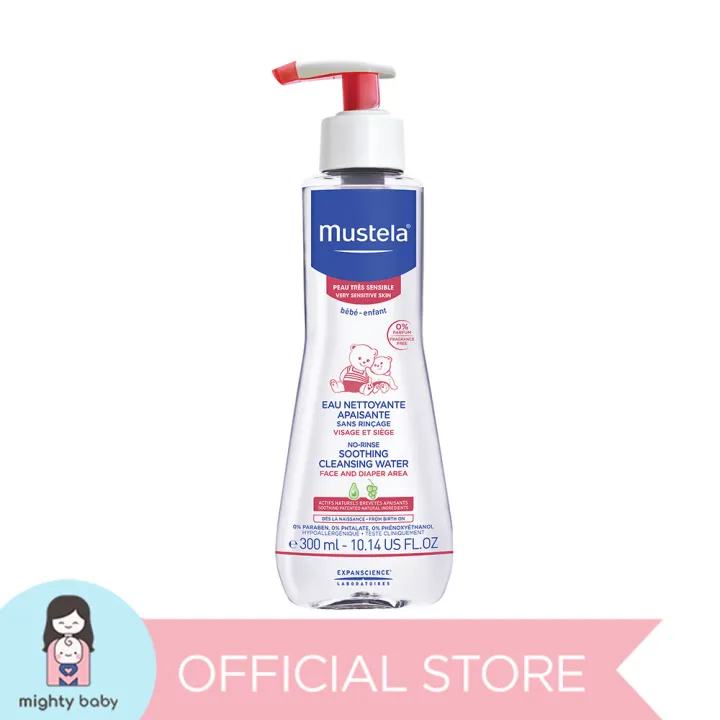 Mustela No Rinse Soothing Cleansing Water 300ml (Very Sensitive Skin ...
