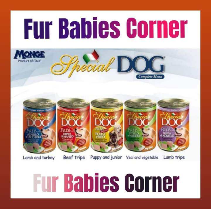 Monge Special Dog Premium Italian Wet Dog Food In 400g Can | Lazada PH