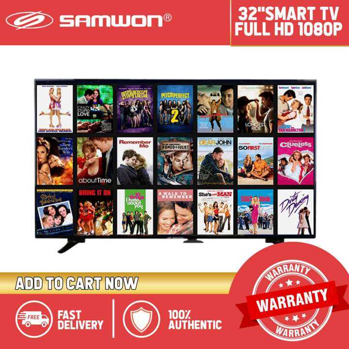 Samwon 32'' Frameless Smart Digital HD LedTv w/ Built-in Netflix ...