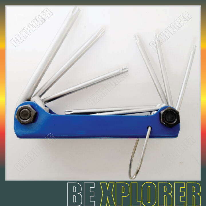 King Toyo 8pcs Folding Torx (Star) Key Wrench Set (KT-F8TP) | Lazada