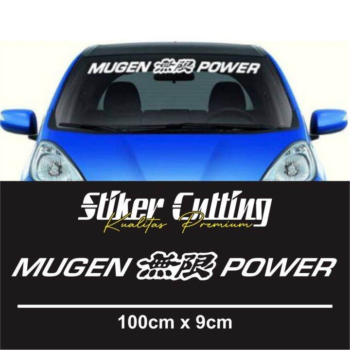 Cutting Sticker Mugen Power Stiker Mobil Reflektif Cahaya Stiker Mobil ...