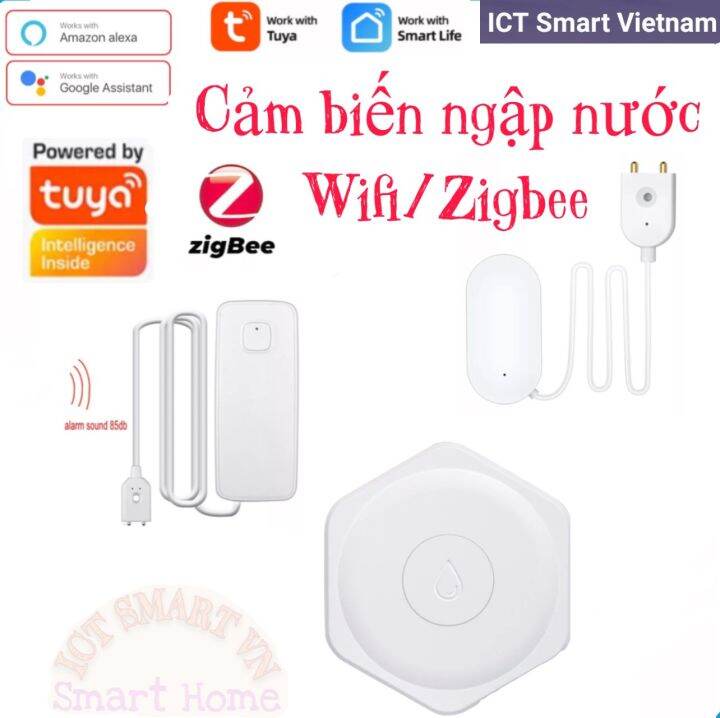 Cảm biến ngập nước Wifi/Zigbee Tuya | Lazada.vn