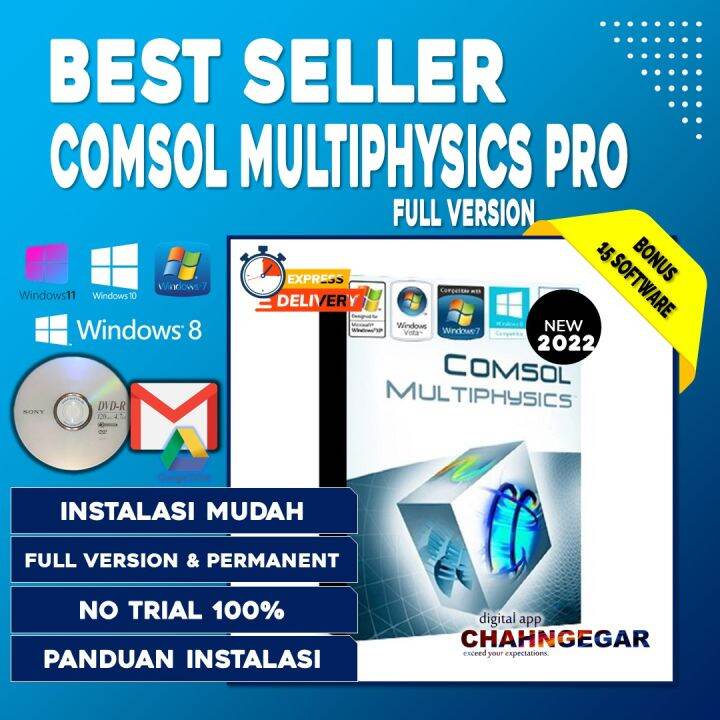 Comsol Multiphysics Simulation 2023 Full Version Lisensi Lifetime ...