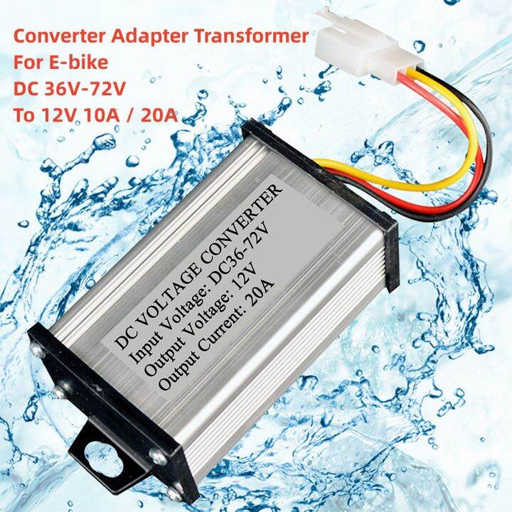 [Local Delivery] DC 36V 48V 60V 72V To 12V 10A 20A 100W Converter ...
