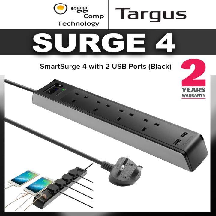 TARGUS SMART SURGE APS10AP50 / APS11AP50 / APS20AP (USB-A + USB-C Ports ...