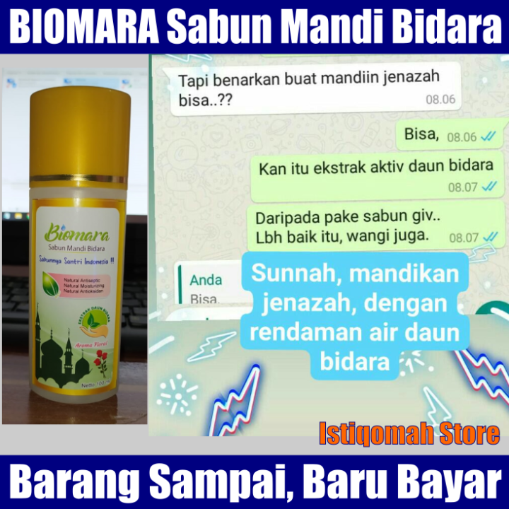 BIOMARA Sabun Mandi Bidara - Sabun Mandi Bisa untuk Memandikan Jenazah ...
