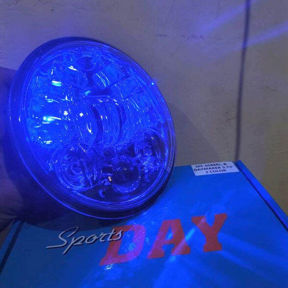 LAMPU DAYMAKER 16 LED HEADLAMP 5 ,75 INCH KOTA BIRU SEIN KUNING DOUBLE ...