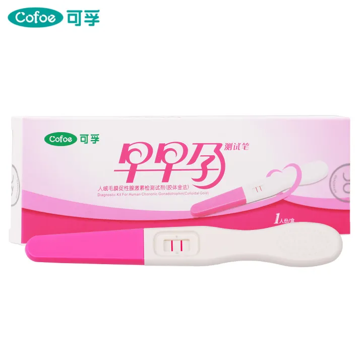 Cofoe Pena Uji Kehamilan Dini, Kit Penguji Urin Cepat Satu Langkah Pemeriksaan Rumah HCG> 99.8% ...