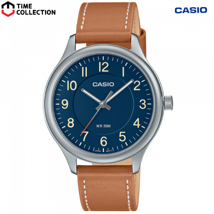 Casio Mtp B160l 2b Analog Leather Strap Watch For Men Lazada Ph