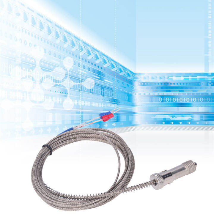 Spring Thermocouple Simple Stainless Steel K Type Thermocouple 3 Meters ...