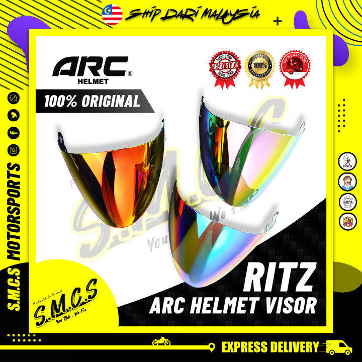 ARC Helmet RITZ & AF1 Visor [NEW] (100% Original) AF1 Ritz Visor ...