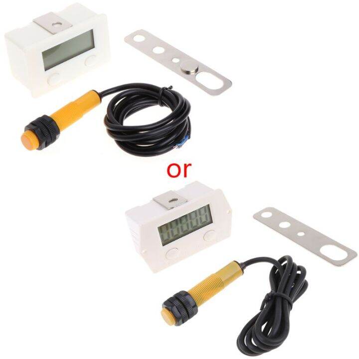 LCD Digital 5-Digit Punch Counter w/Strong Magnetic Proximity Switch ...