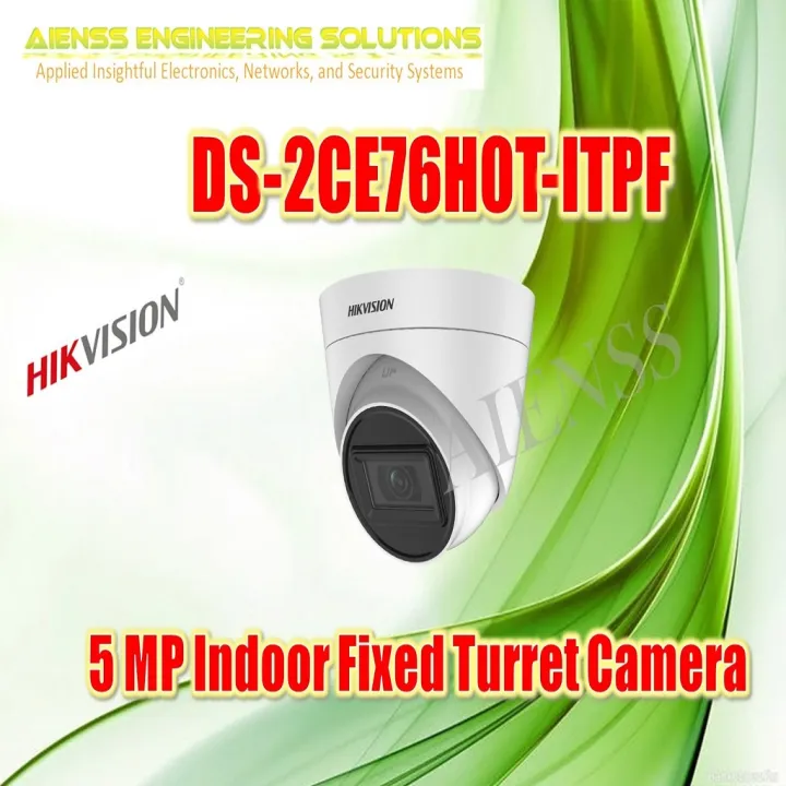 DS-2CE76H0T-ITPF 5 MP Indoor Fixed Turret Camera HIKVISION | Lazada PH