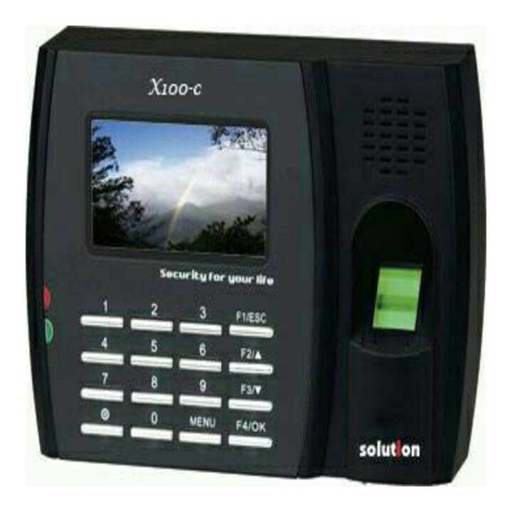 MESIN ABSENSI SIDIK JARI / FINGERPRINT SOLUTION X100 C | Lazada Indonesia