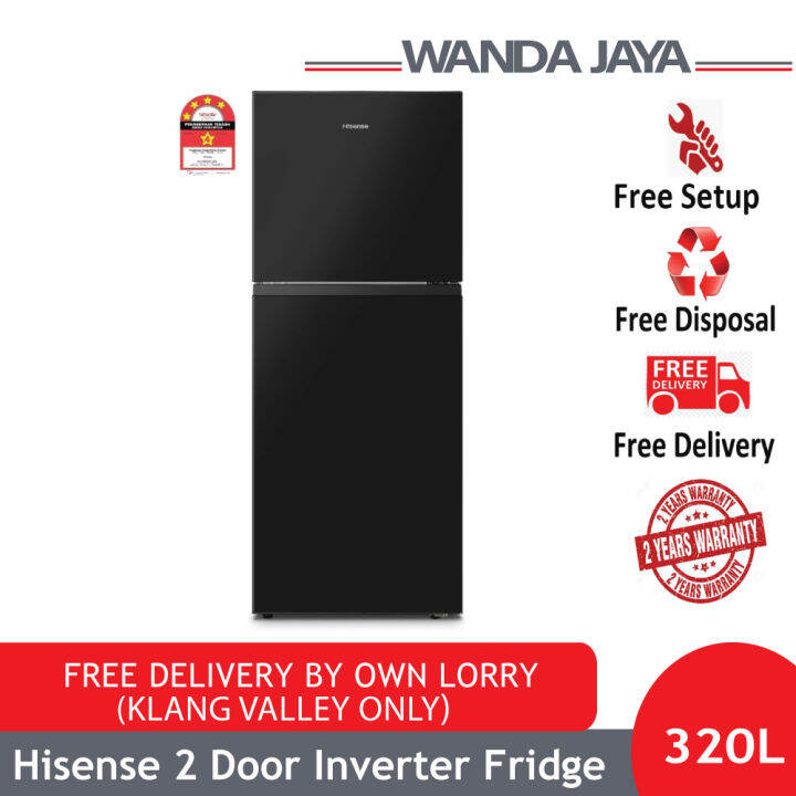 Hisense 2 Door Fridge 320L Refrigerator RT328N4ABN | Lazada