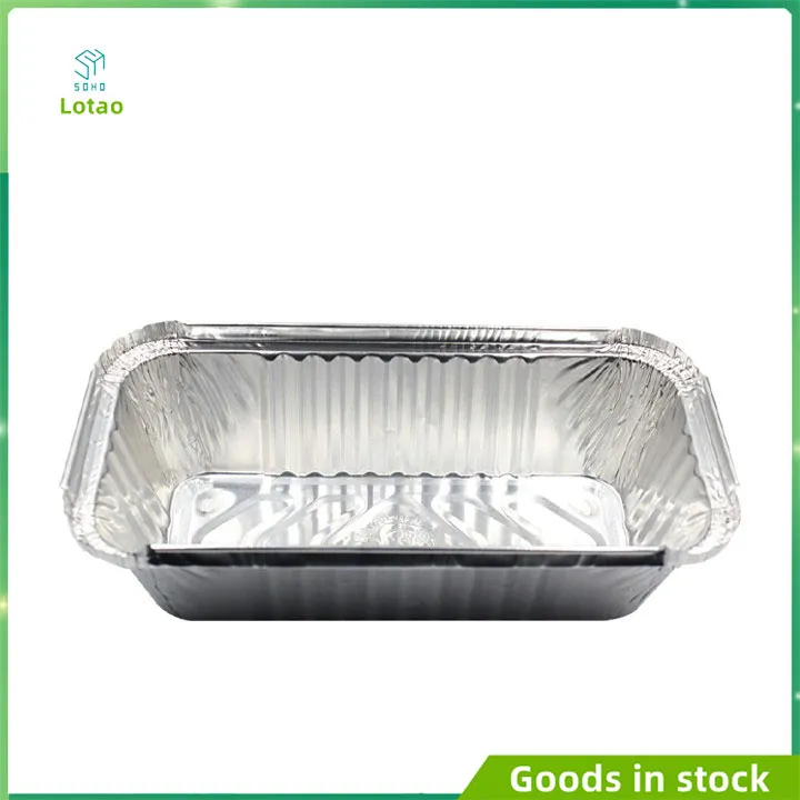 Aluminum Loaf Tray 8x4x2 with lid 10pcs (topsize) | Lazada PH
