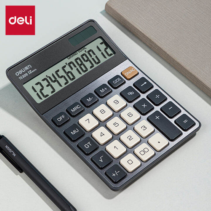 Deli TE309 Desktop Calculator 12 Digit | Lazada PH