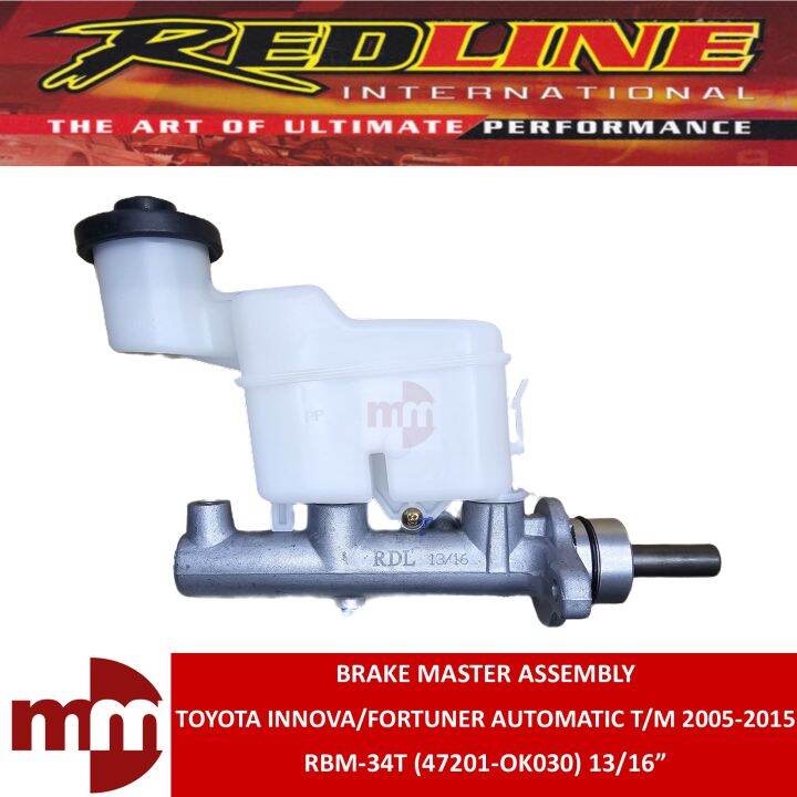 REDLINE Brake Master Assembly for TOYOTA INNOVA / FORTUNER AUTOMATIC ...