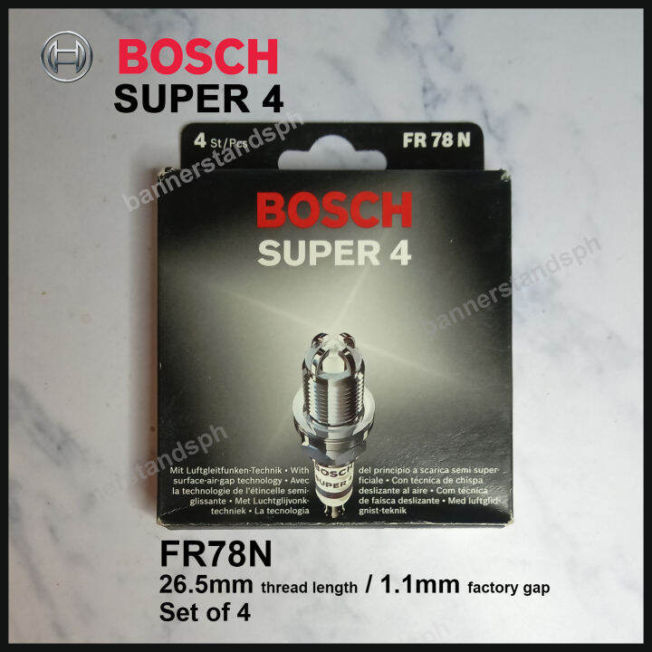 Bosch FR78N (Set of 4) Innova Fortuner (Cross K20HR-U11 LFR6C-11 FR78NX ...