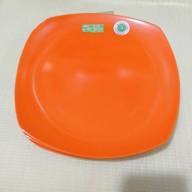 piring melamin segi kota golden flying fishk"6 pcs piring melamin ...