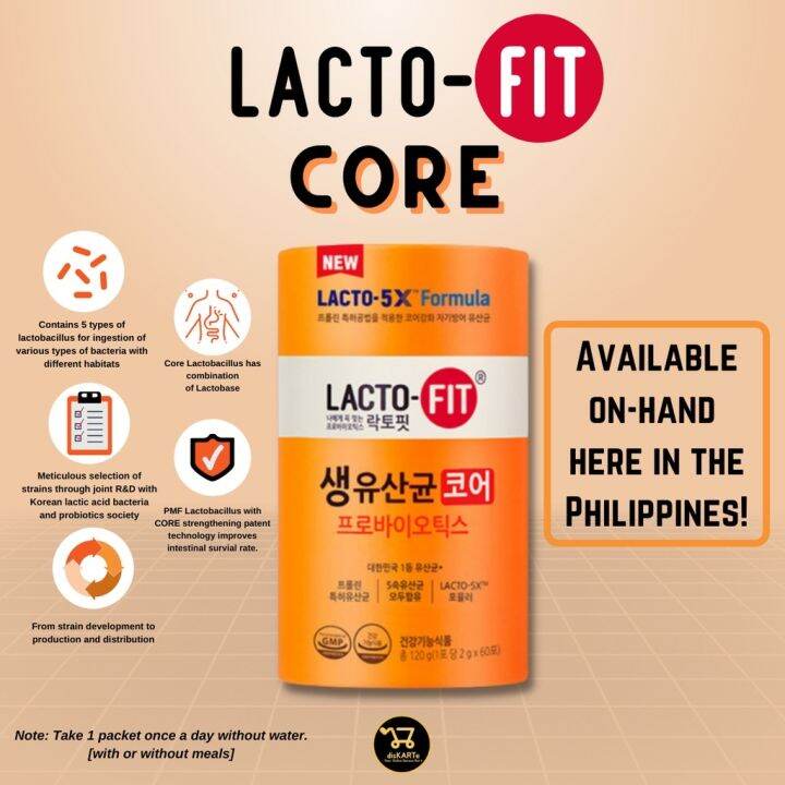 [KOREA] LACTOFIT CORE PROBIOTICS SUPPLEMENT POWDER WEIGHT LOSS (10 ...