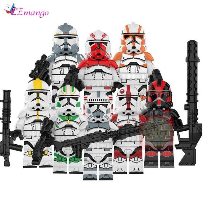 Lemango【ready stock】Star Wars Minifigures Clonetroopers Blocks Toys | Lazada PH