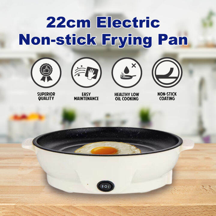 Electric pan NonStick multifunction pan 22cm BBQ party Korean Pan Fried ...