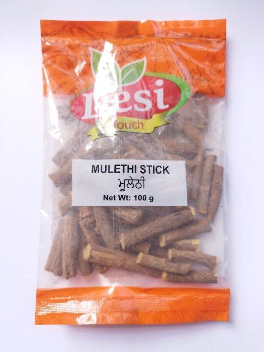 Dried Licorice Root Sticks 100g (Liquorice root sticks) (Mulethi ...