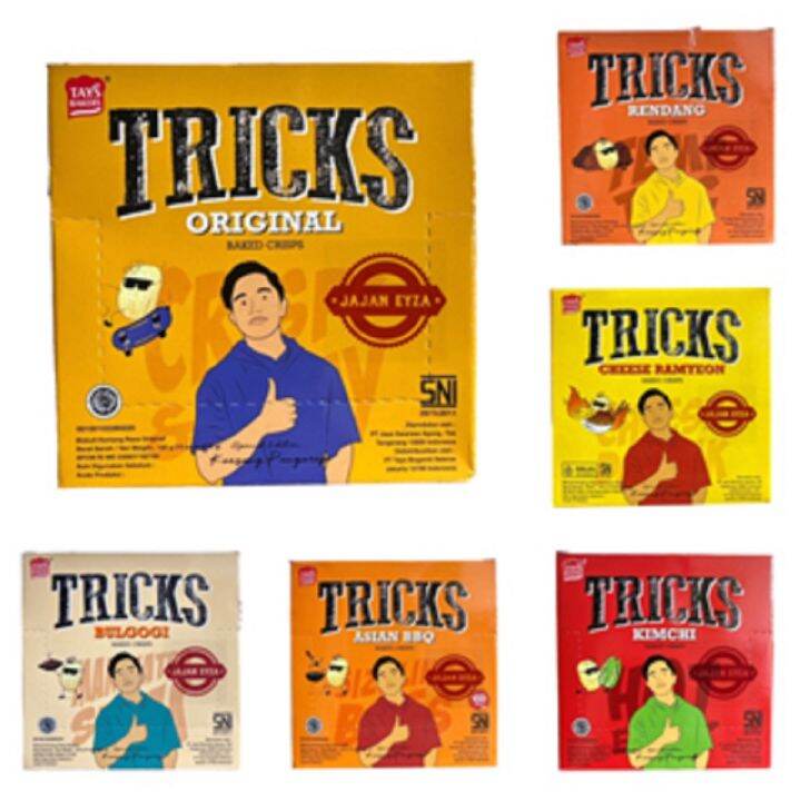 TRICKS POTATO BOX / SNACK TRICKS BAKED CRISPY / TRICKS BISKUIT KENTANG ...