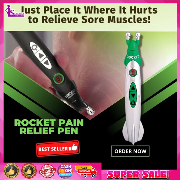 HEMPVANA ROCKET PAIN RELIEF PEN WIRELESS TENS THERAPY PORTABLE MUSCLE ...